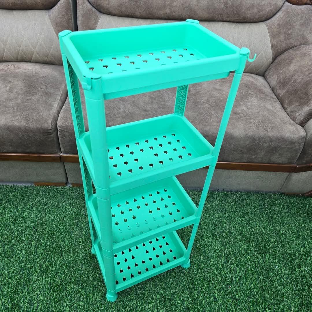 4 Tiers Rectangular Storage Rack – HT Bazar
