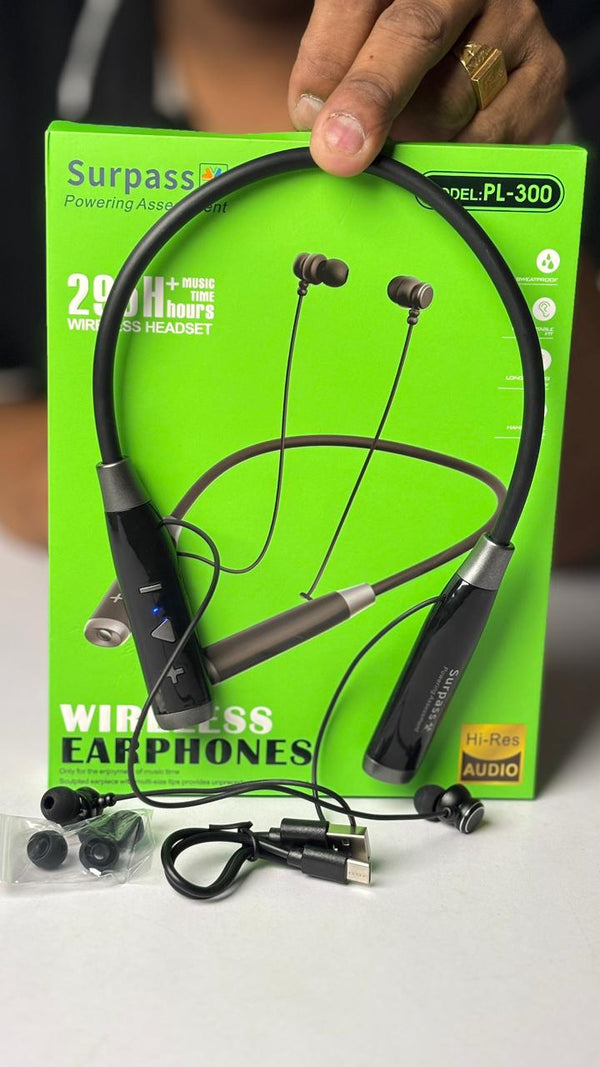 Surpass PL-300 Wireless Neckband – HT Bazar