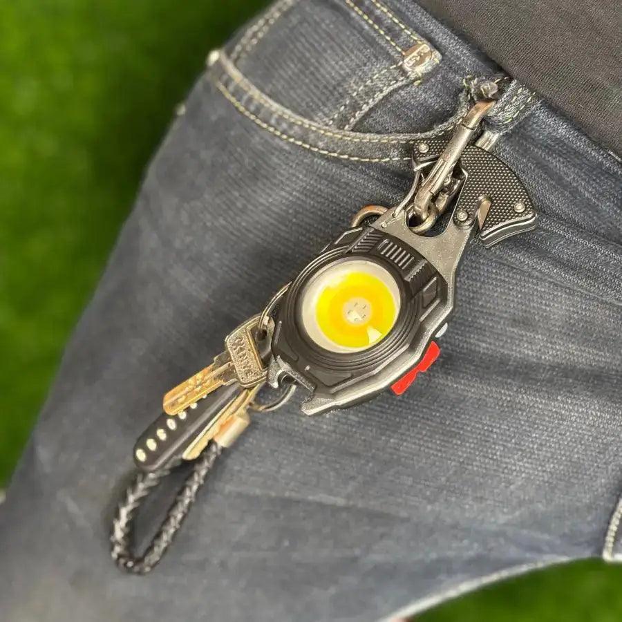 Multifunctional LED Rechargeable Keychain Light - HT Bazar